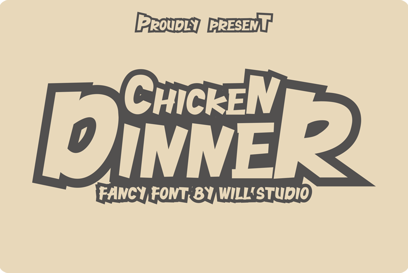 Download Chicken Dinner Demo font | fontsme.com