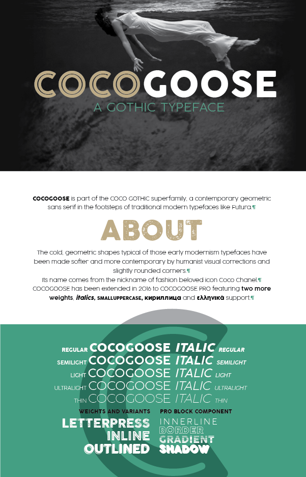 Download Cocogoose font | fontsme.com