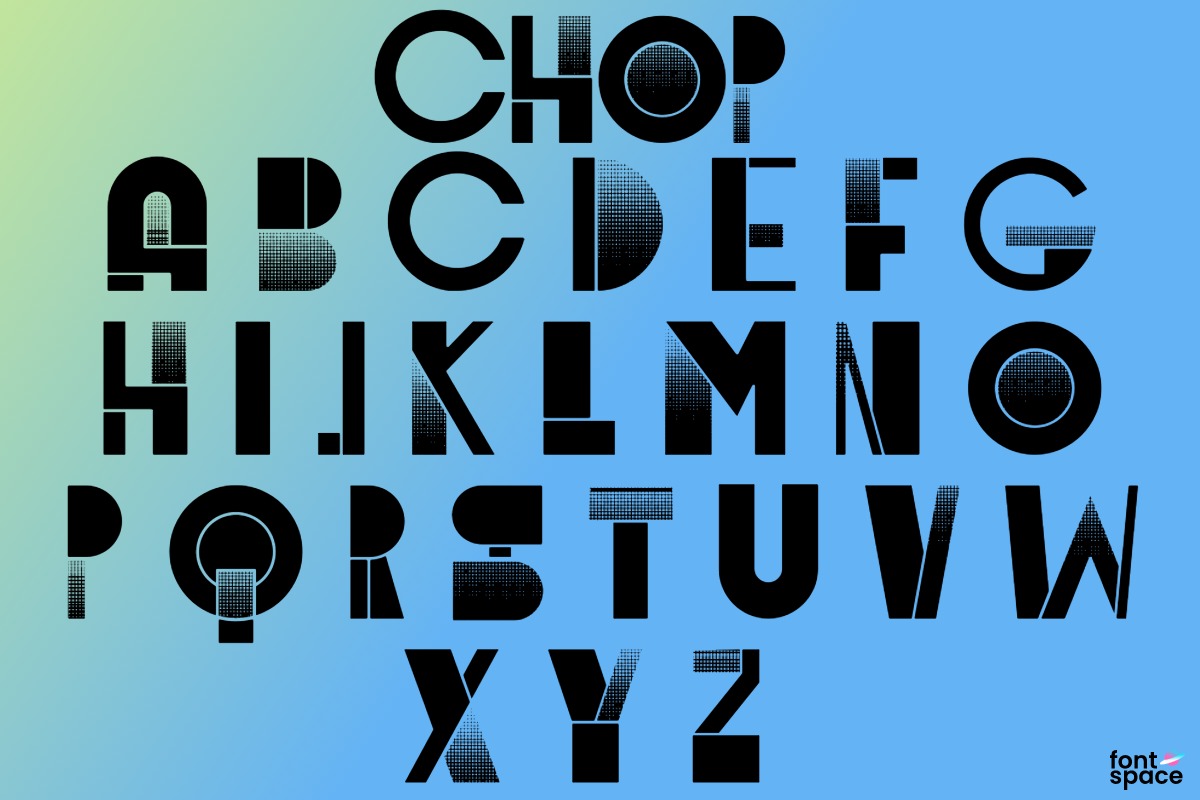 Download Chop font | fontsme.com