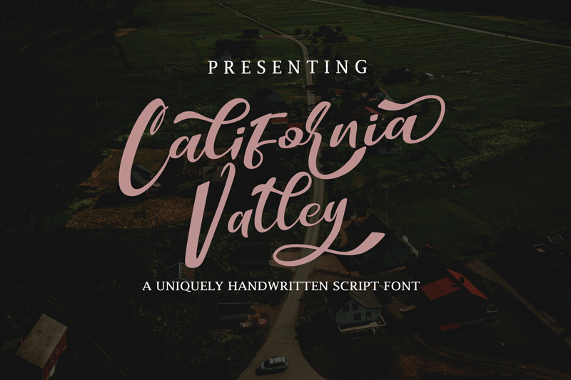 Download California Valley font | fontsme.com
