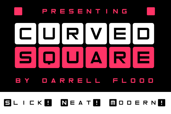 Download Curved Square font | fontsme.com