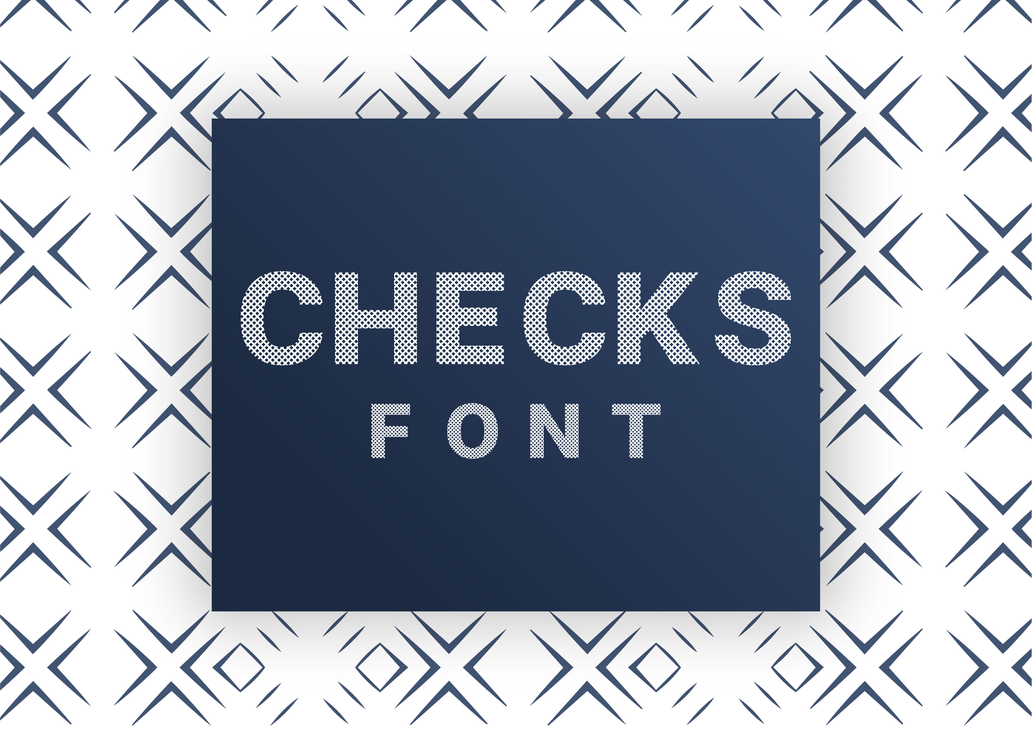 Download Checks Font font | fontsme.com
