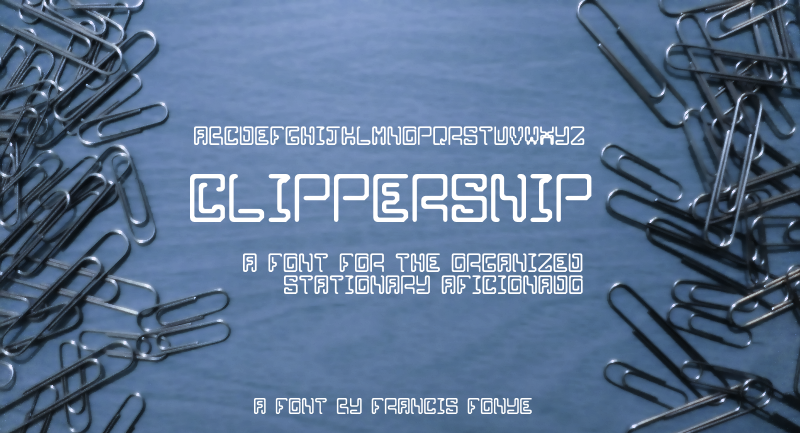 Download Clippersnip font | fontsme.com