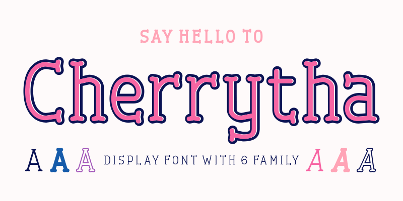 Download Cherrytha One font | fontsme.com