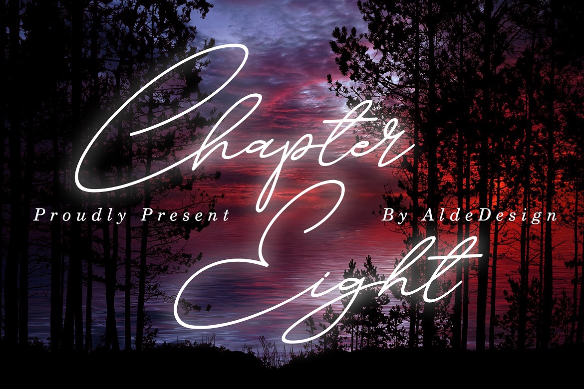 Download Chapter Eight font | fontsme.com