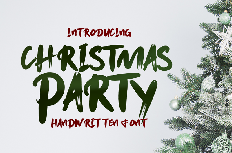 Download CHRISTMAS PARTY font | fontsme.com