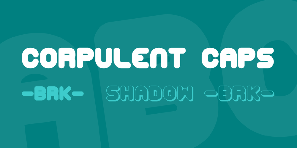 Download Corpulent Caps font | fontsme.com