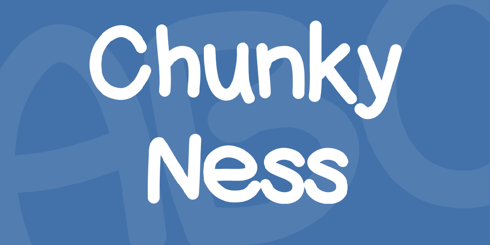 Download Chunky Ness font | fontsme.com