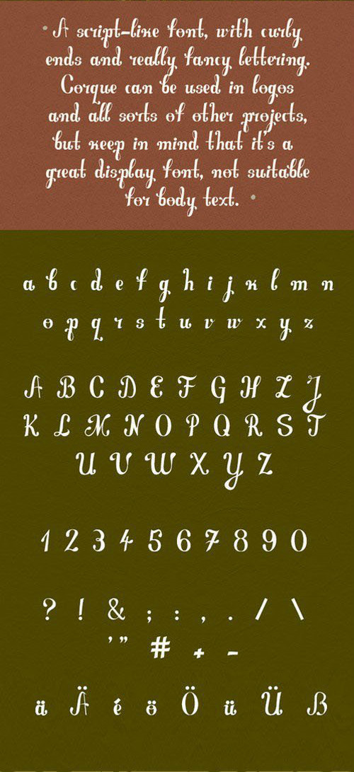 Download Corque new font | fontsme.com