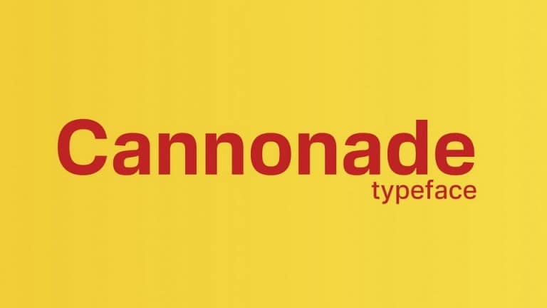 Download Cannonade font | fontsme.com