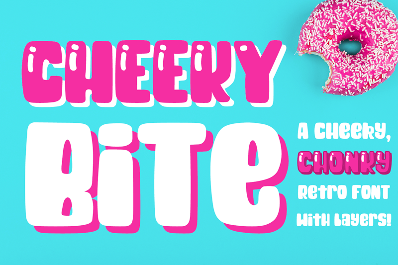 Download Cheeky Bite Shine - AND font | fontsme.com