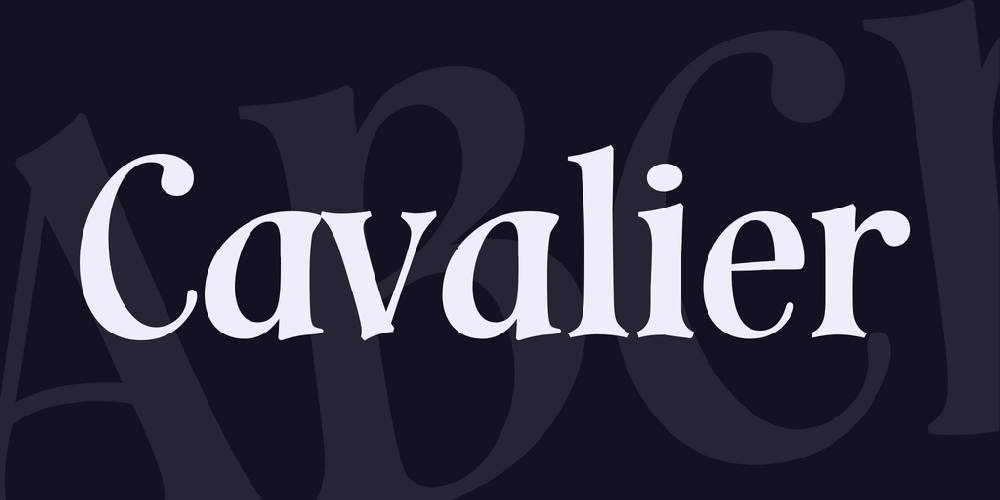 Download Cavalier font | fontsme.com