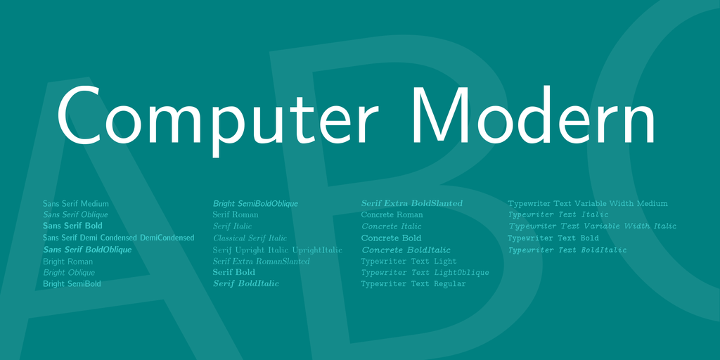 Download Computer Modern font | fontsme.com