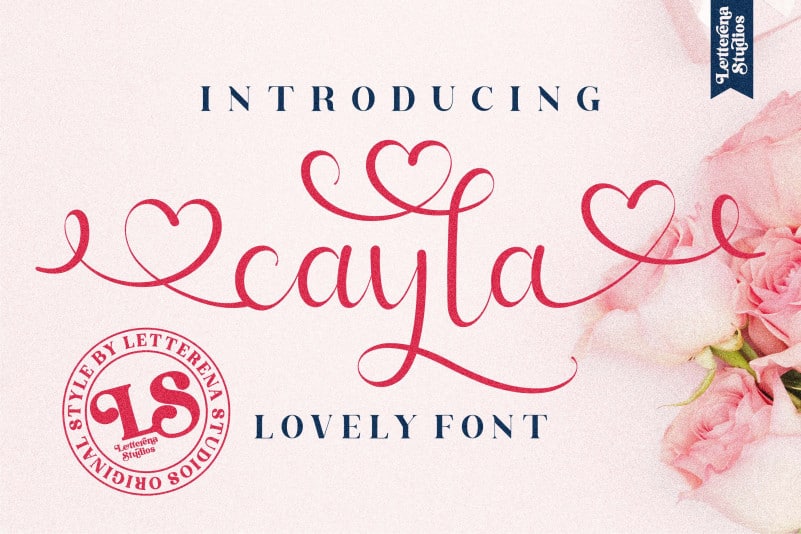 Download cayla font | fontsme.com