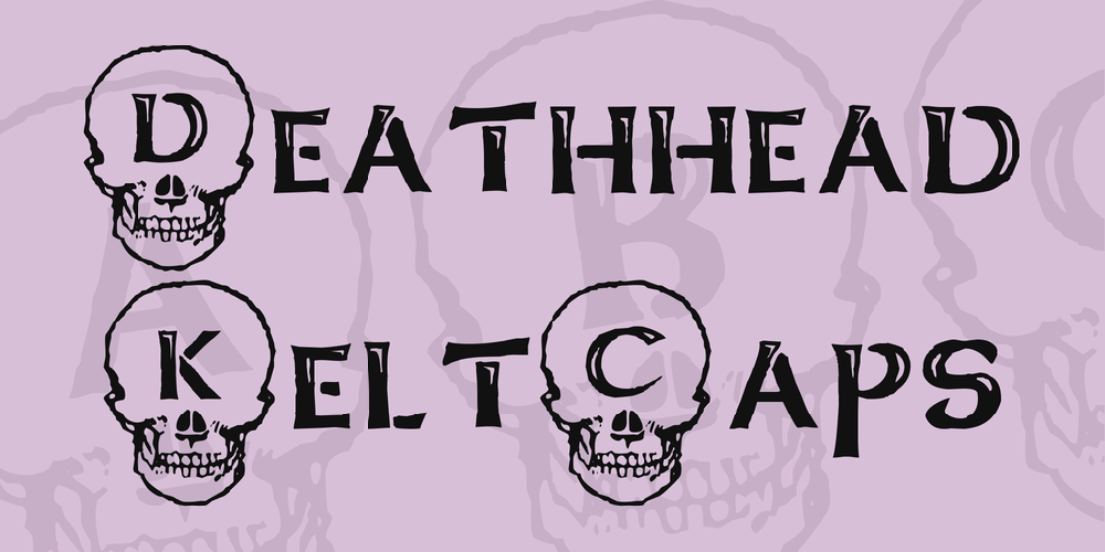 Download Deathhead KeltCaps font | fontsme.com