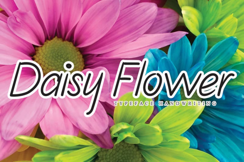 Download Daisy Flower font | fontsme.com