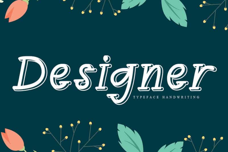 Download Designer font | fontsme.com