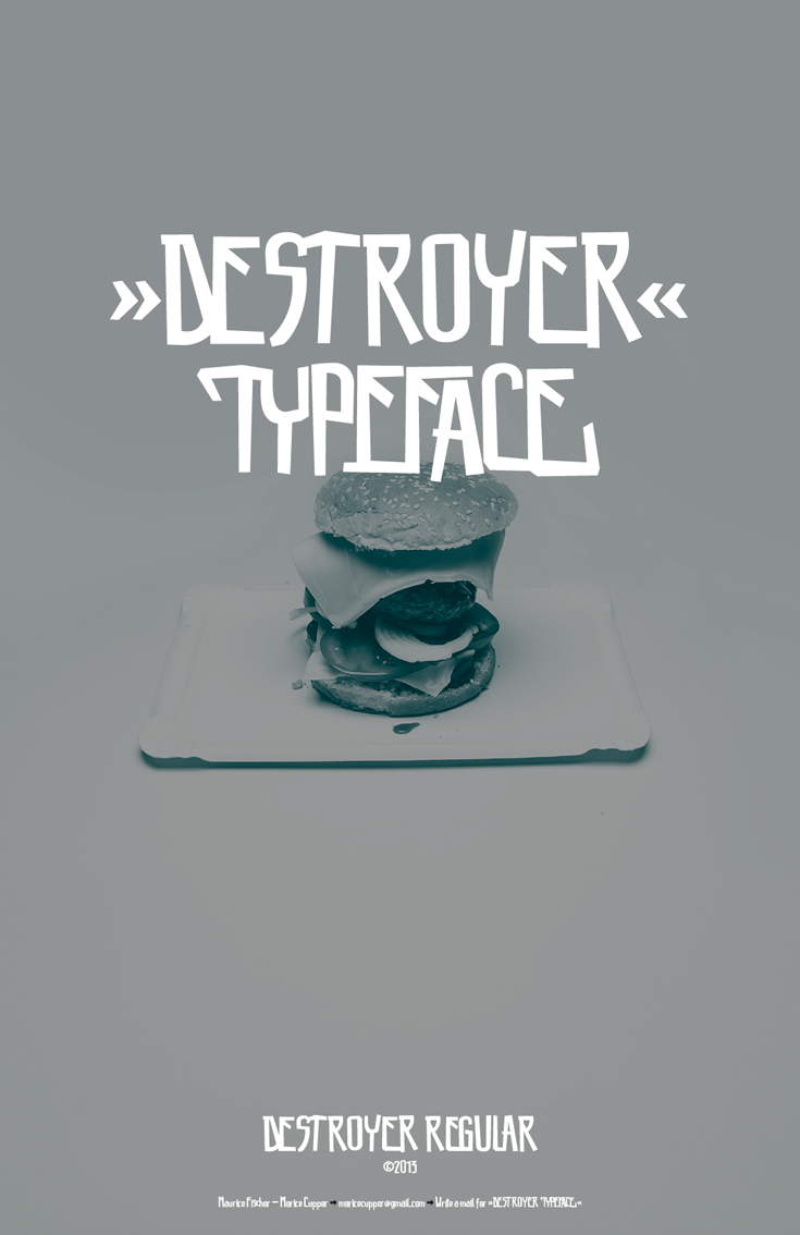 Download Destroyer font | fontsme.com