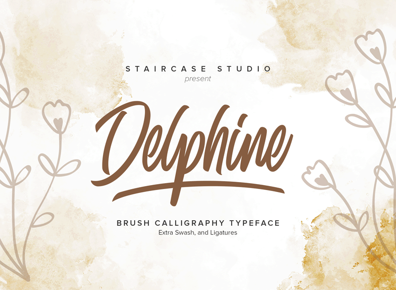 Download Delphine Regular font | fontsme.com