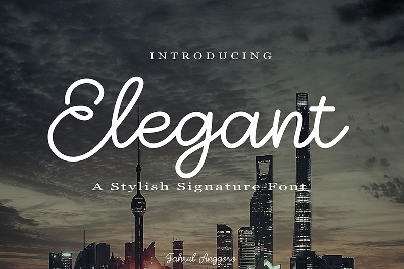 Download Elegant font | fontsme.com