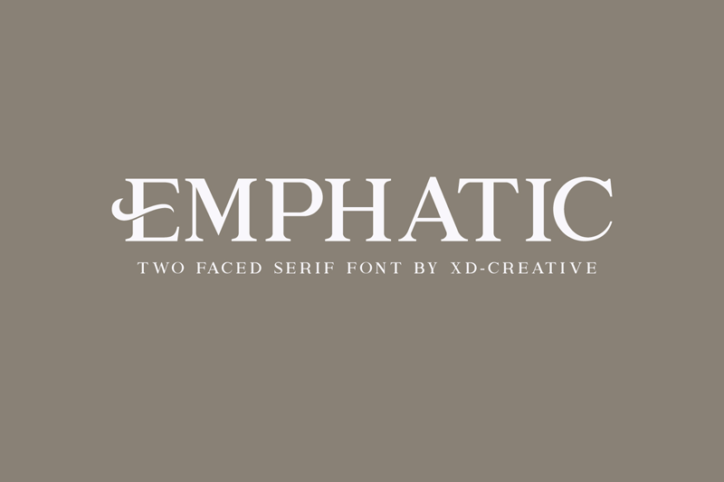 Download EMPHATIC font | fontsme.com