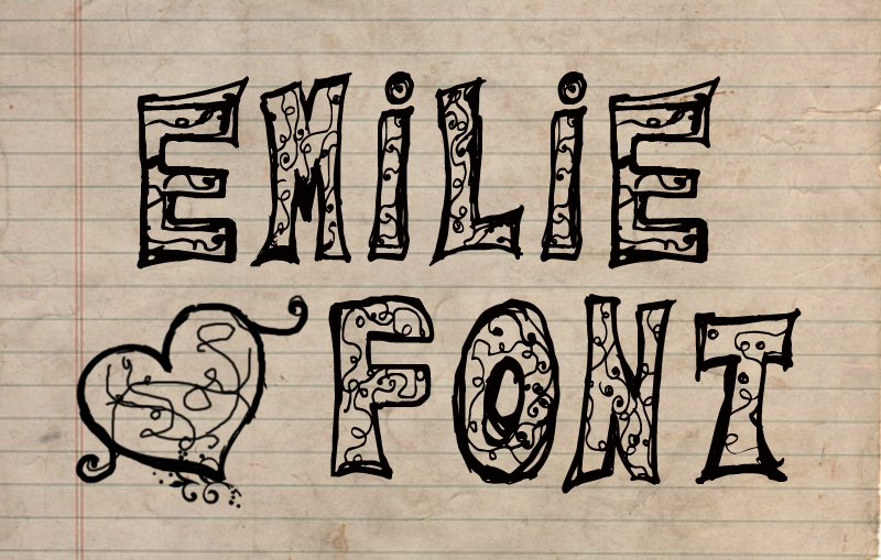 Download Emilie font | fontsme.com