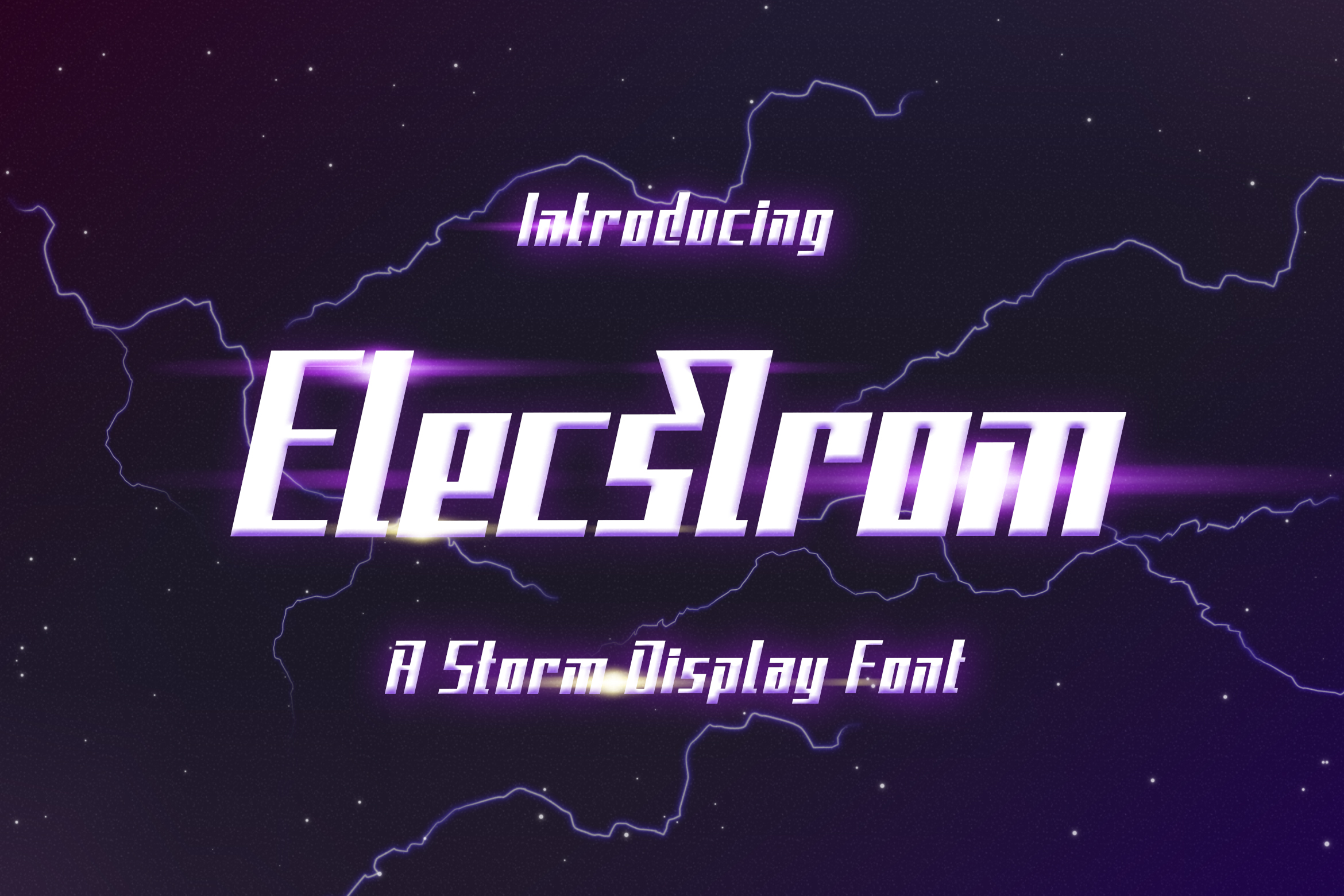 Download Elecstrom font | fontsme.com