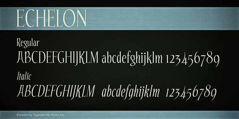 Download Echelon font | fontsme.com