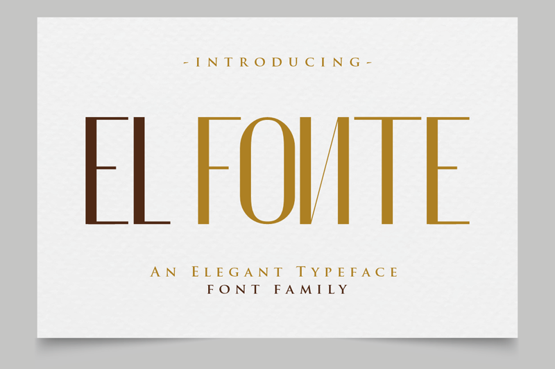 Download El Fonte font | fontsme.com