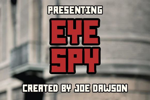Download Eye Spy font | fontsme.com
