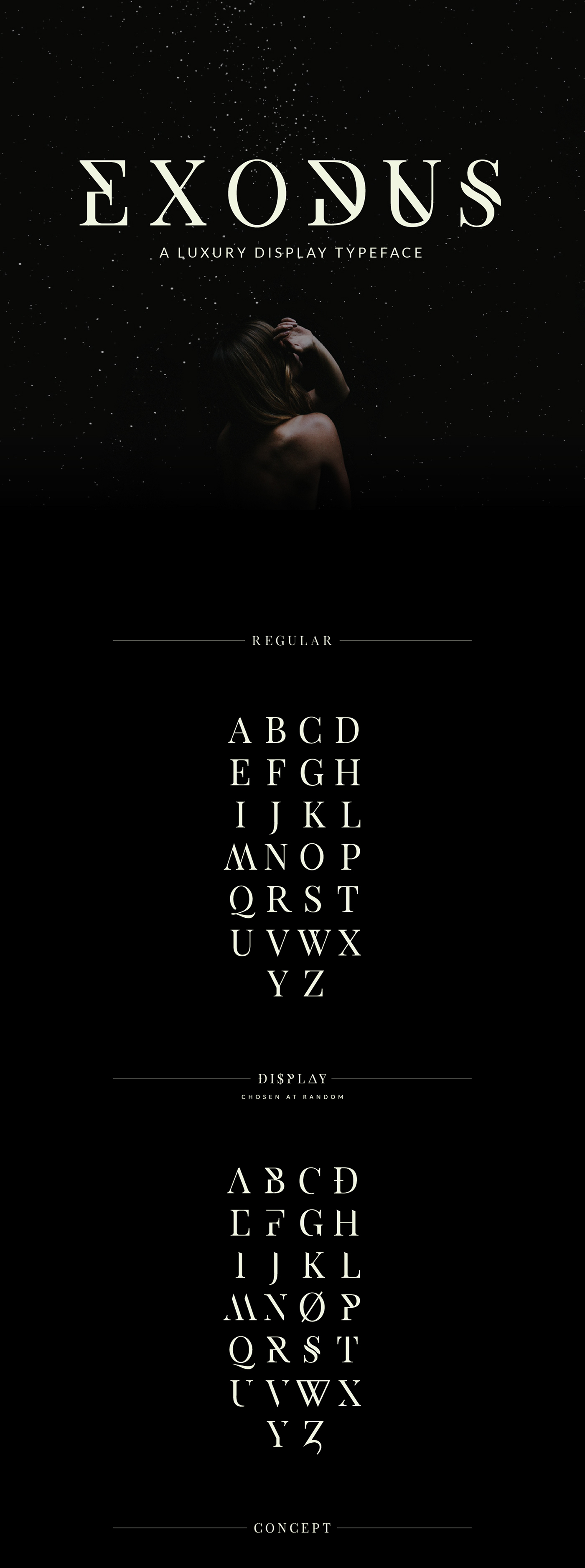 Download Exodus Demo font | fontsme.com