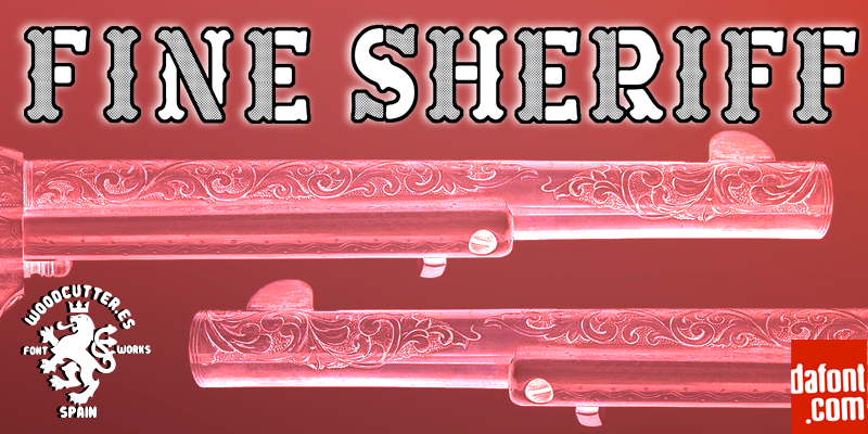 Download Fine Sheriff font | fontsme.com