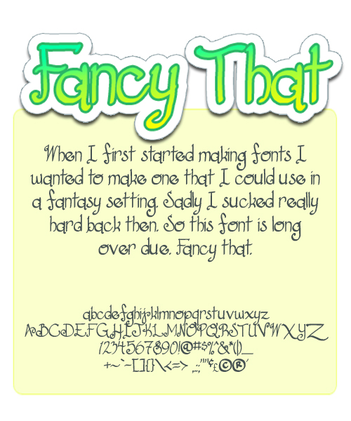 Download Fancy That font | fontsme.com