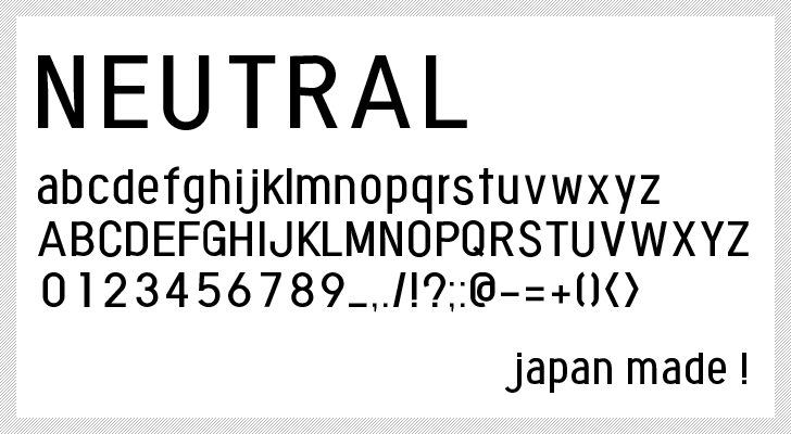 Download Fontopo Neutral font | fontsme.com