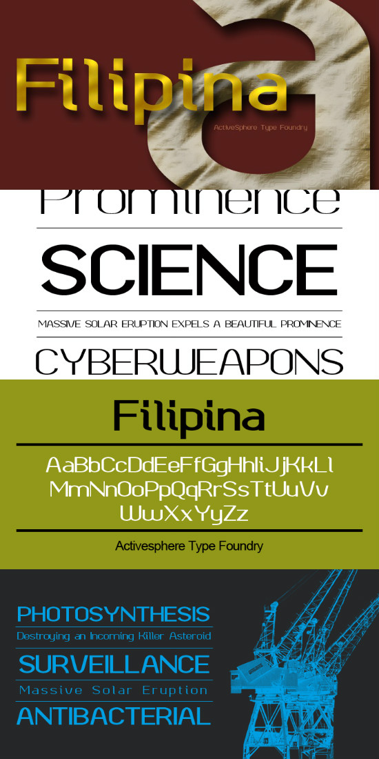 Download Filipina-Bold font | fontsme.com