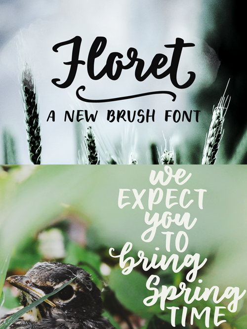 Download Floret Sample font | fontsme.com