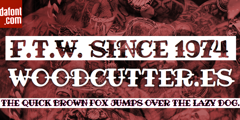 Download F.T.W. since 1974 font | fontsme.com