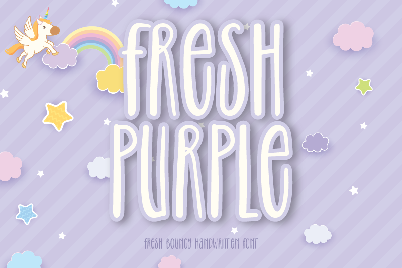 Download Fresh Purple font | fontsme.com