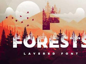 Download 28 free forest fonts | fontsme.com