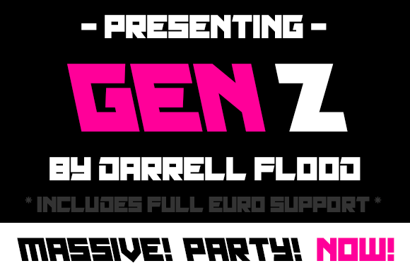 Download Gen Z font | fontsme.com