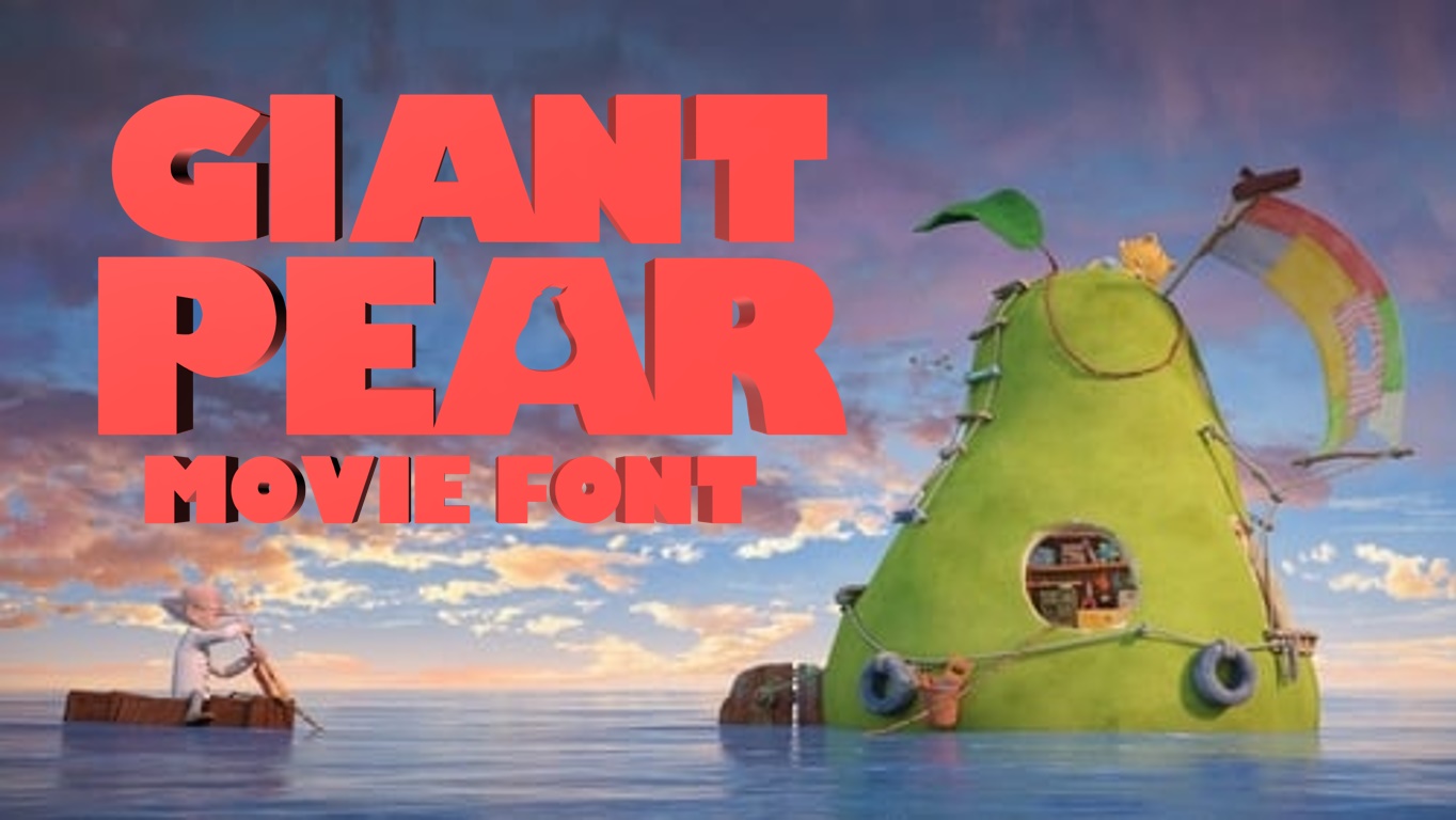 Download Giant Pear font | fontsme.com