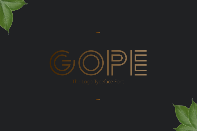 Download Gope font | fontsme.com