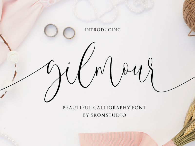 Download Gilmour calligraphy font | fontsme.com