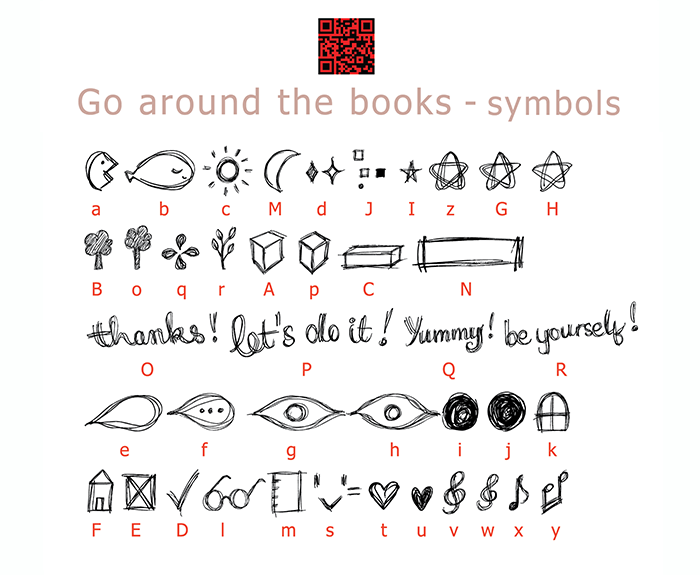 Download Go around the books - Symbols font | fontsme.com