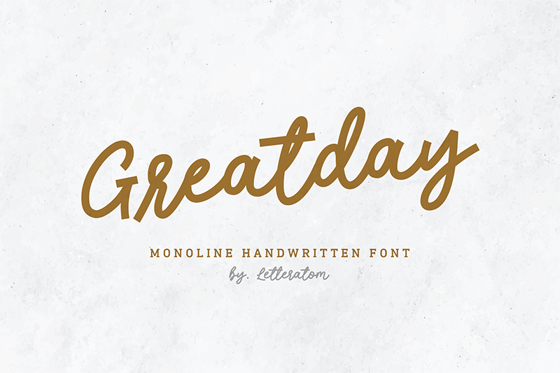 Download Greatday font | fontsme.com