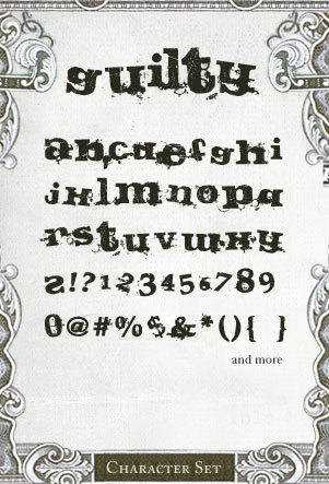 Download Guilty font | fontsme.com