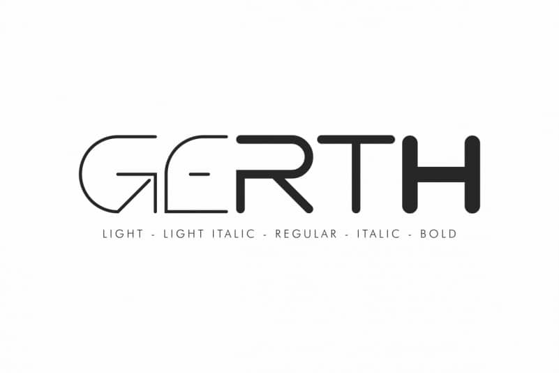 Download Gerth Demo font | fontsme.com