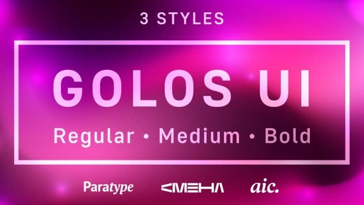 Download Golos UI font | fontsme.com