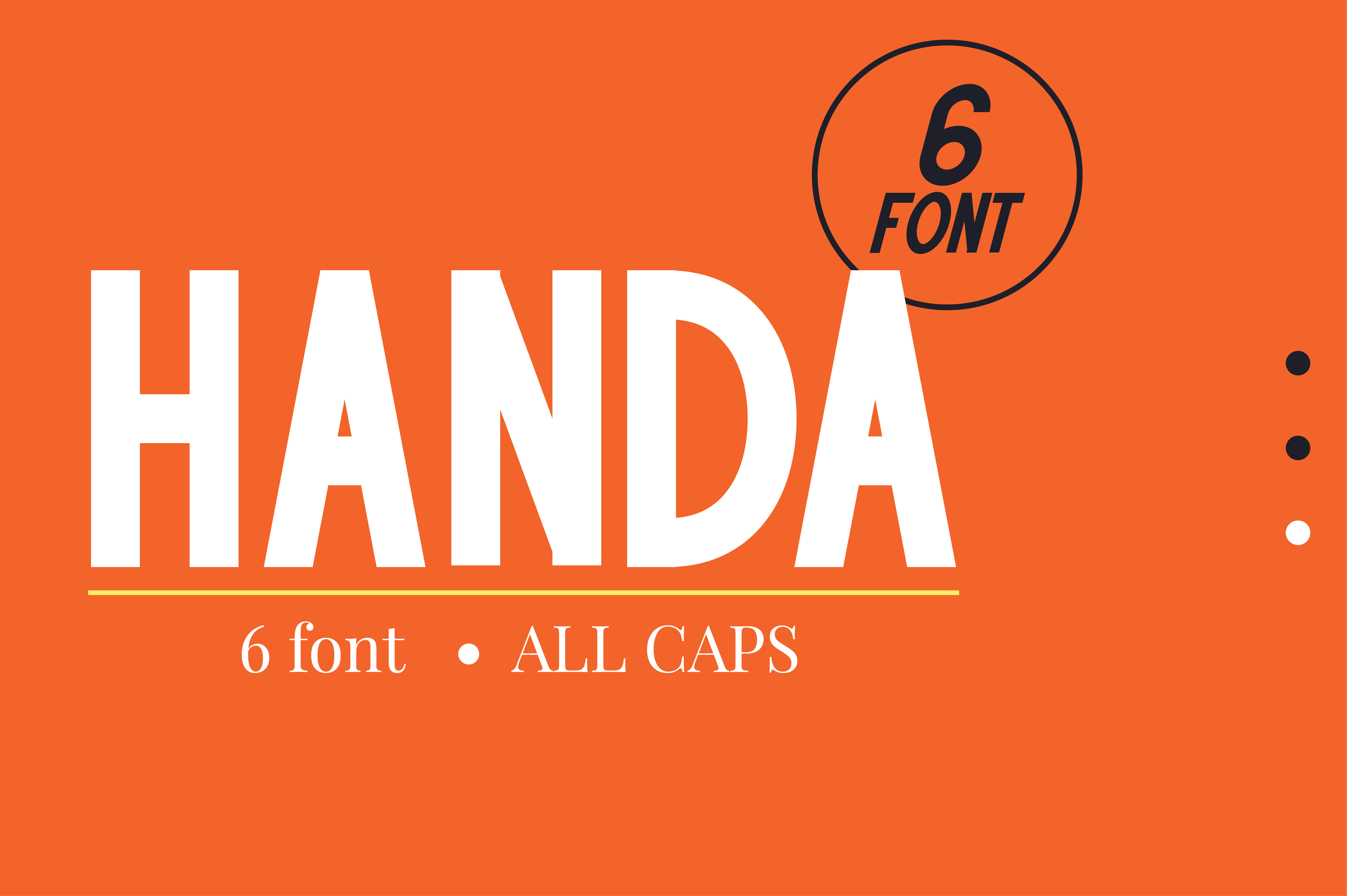 Download HANDA font | fontsme.com