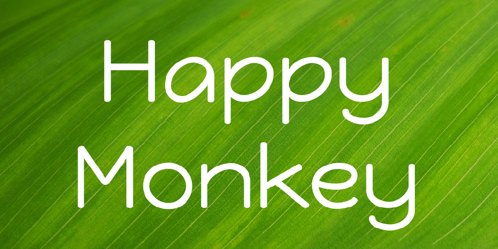 Download Happy Monkey font | fontsme.com